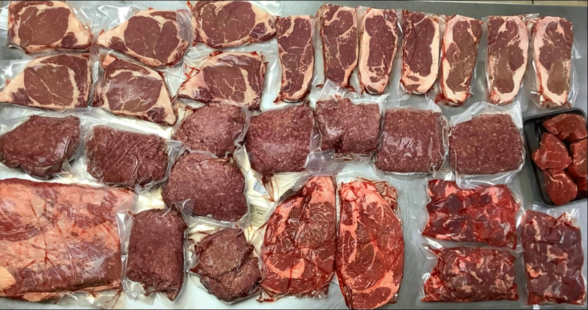 1/4 to Whole Cow Packages - Grain Fed & Finished - SHIPPING INCLUDED ...